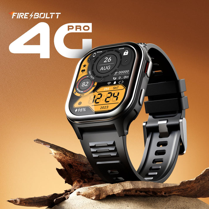 Fire-Boltt 4G Pro Volte Calling Smart Watch- 2.02” TFT Display, 4G Nan ...